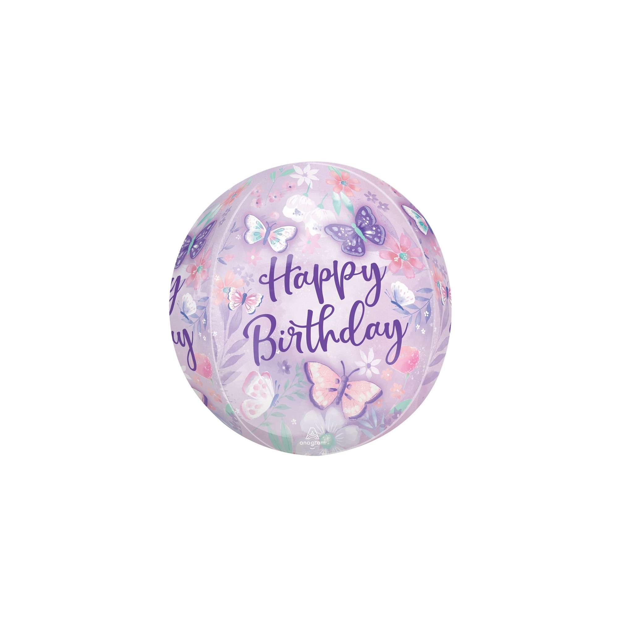 GLOBO CONVER ESFERA ORBZ FLUTTER HAPPY BIRTHDAY