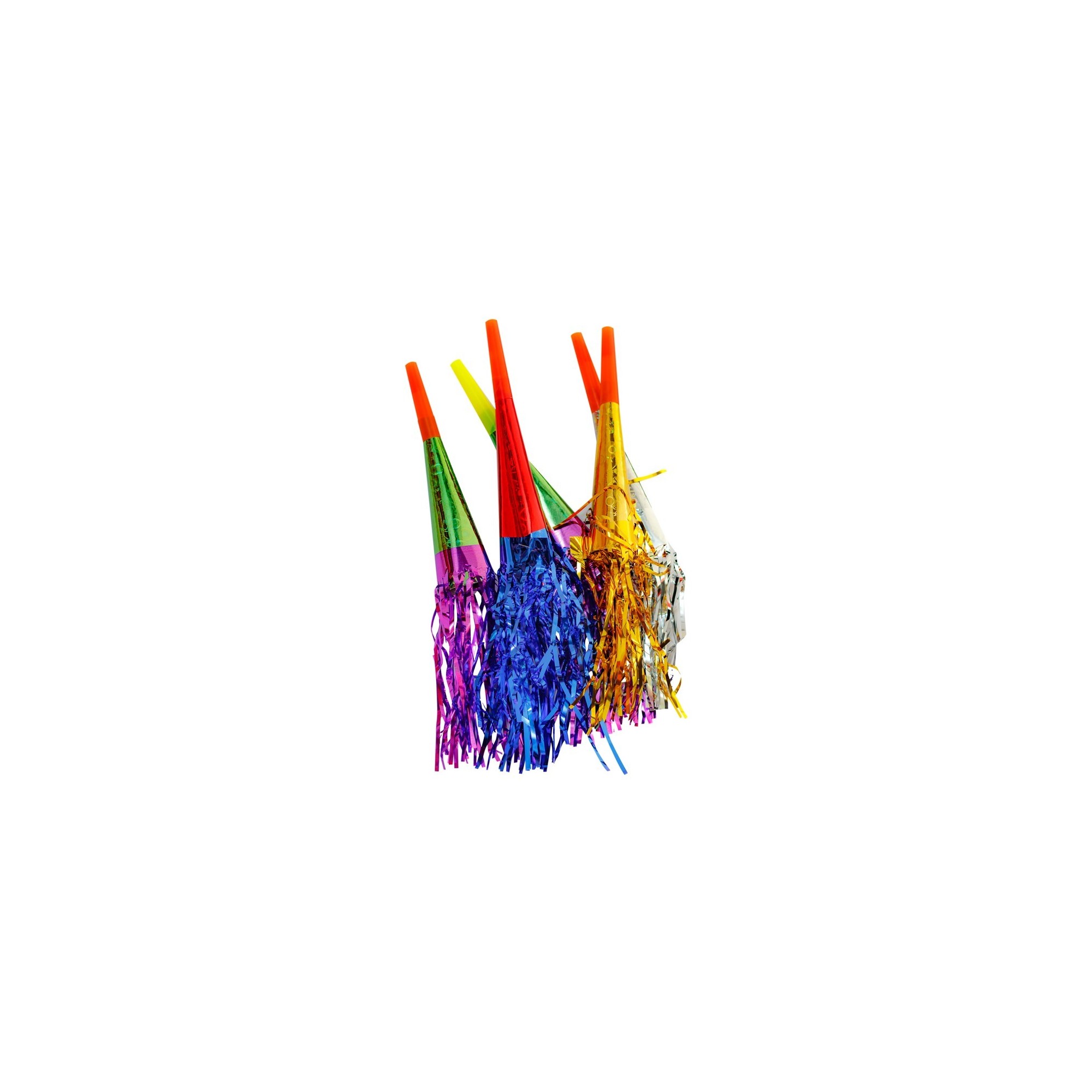 TROMPETA FIESTA COLOR METALIZADA C/12 VMF